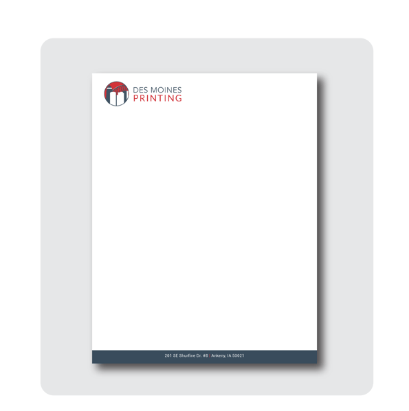 Letterhead | Des Moines Printing - Custom Commercial Print Services