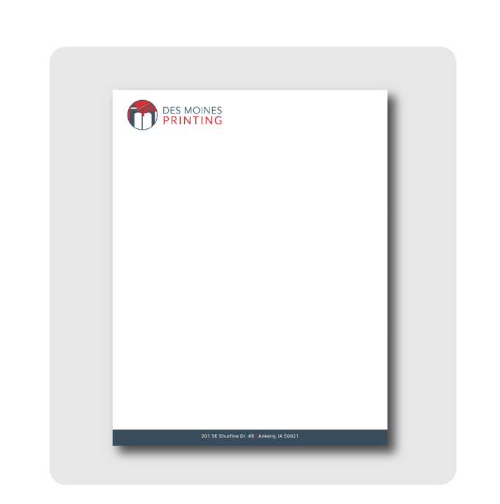 Letterhead | Des Moines Printing - Custom Commercial Print Services